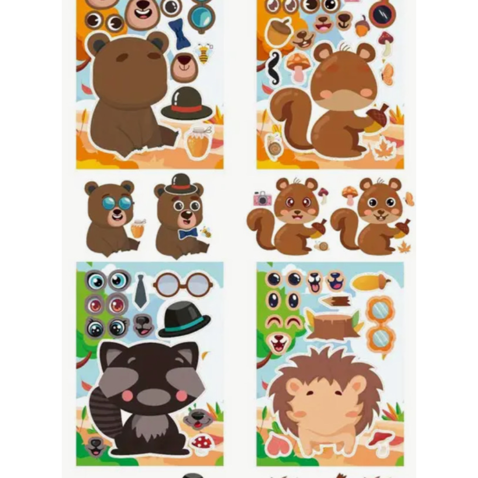 Sticker Pack - DIY Forest Animals - 2 Pack – scenterstagebath