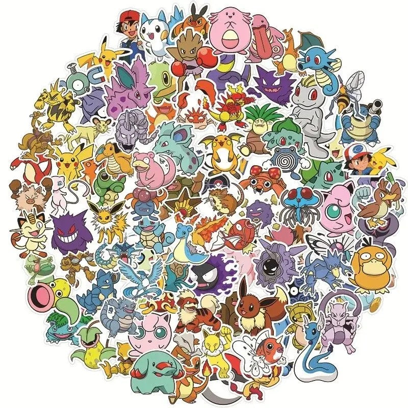 Sticker Pack - Pokemon - 10 Stickers – scenterstagebath